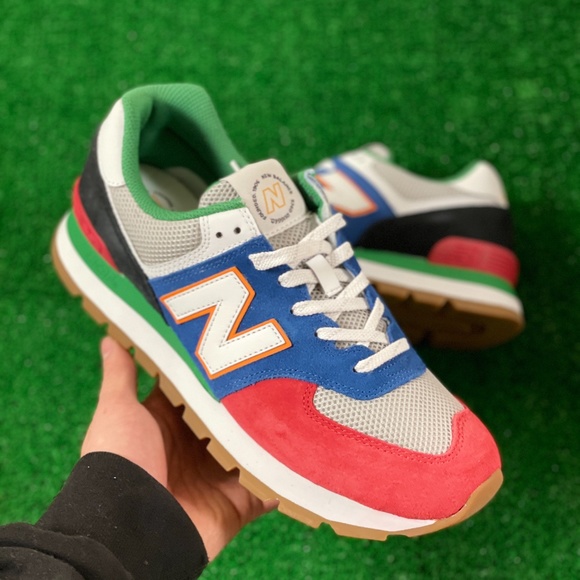 New Balance | Shoes | New Balance 574 Rugged Mens Casual Shoe Captain Blueteam Red Ml574dry New ...